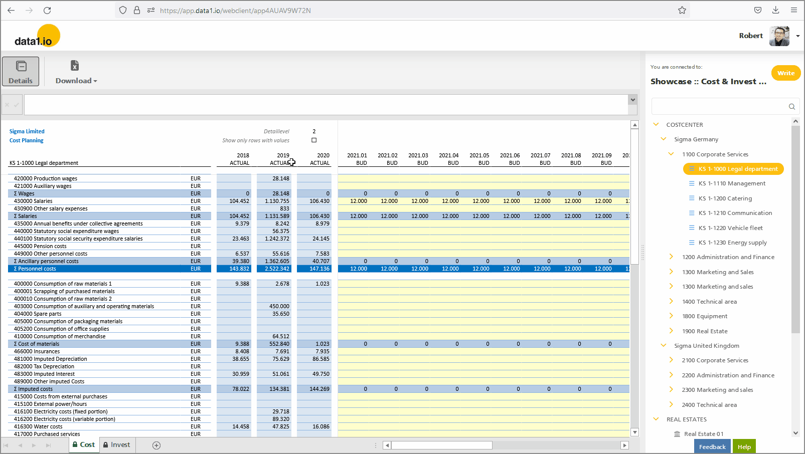 6. Configure sheet visibility parameters (recommended) – data1.io Help ...